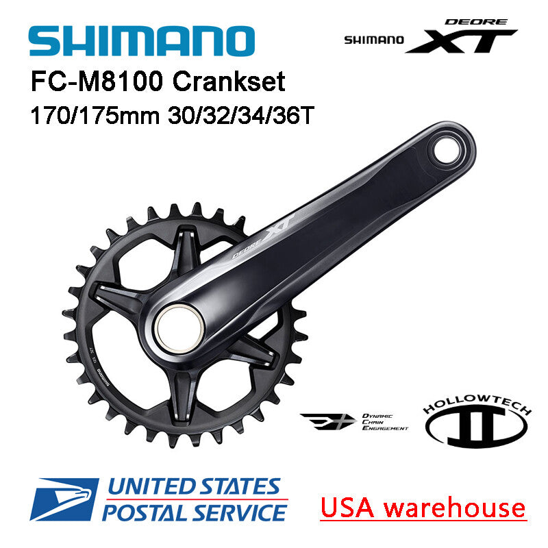Shimano Deore XT FC-M8100 FC-M8120 Crankset Hollowtech II Boost
