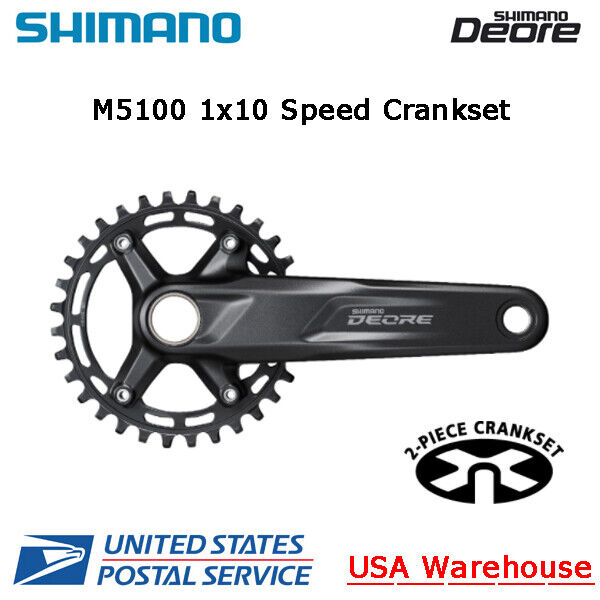 Shimano Deore FC-M5100 1x10 1x11 Speed 32T 170mm 175mm Crankset MTB